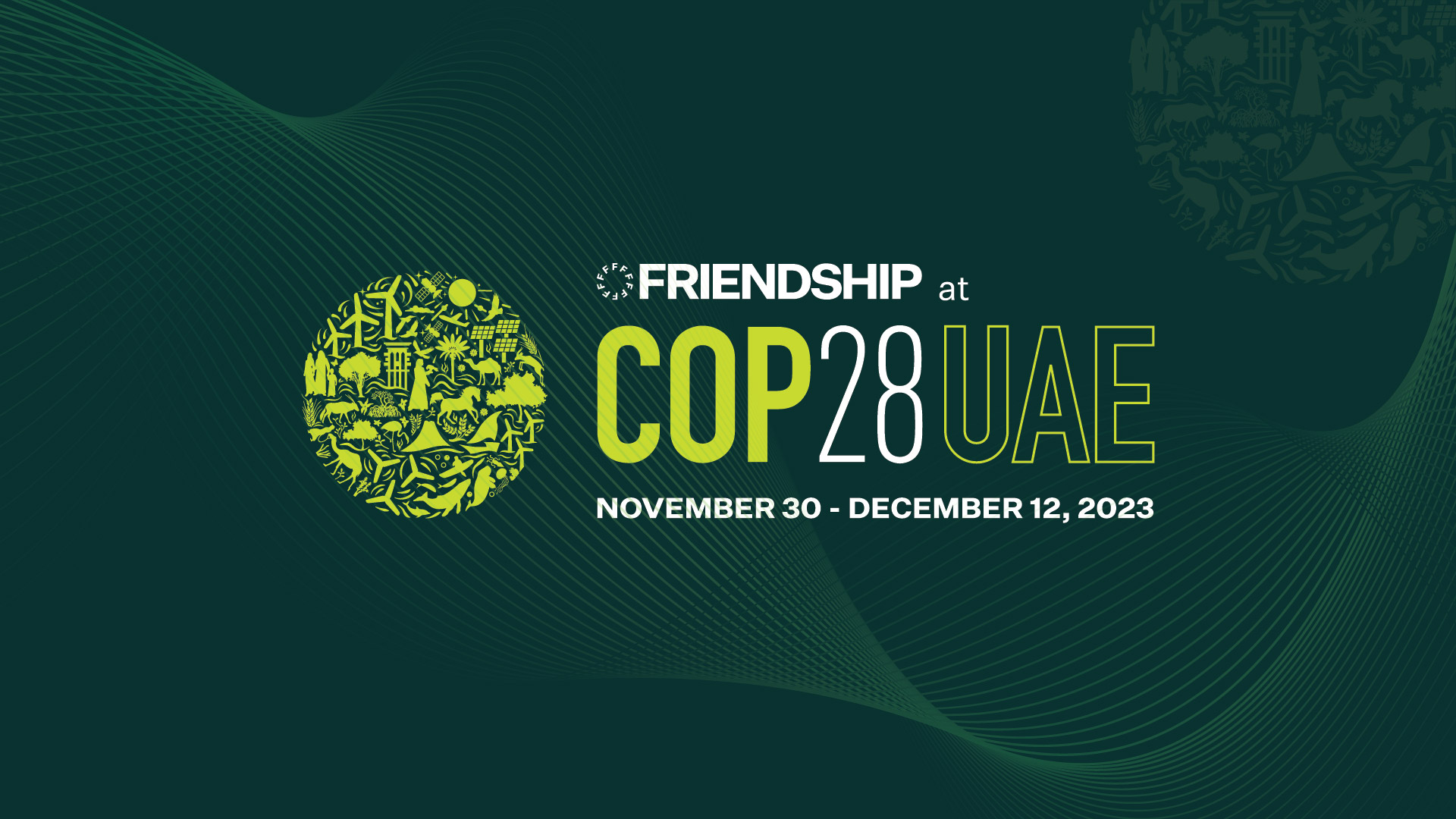 Friendship at COP28 - Friendship NGO